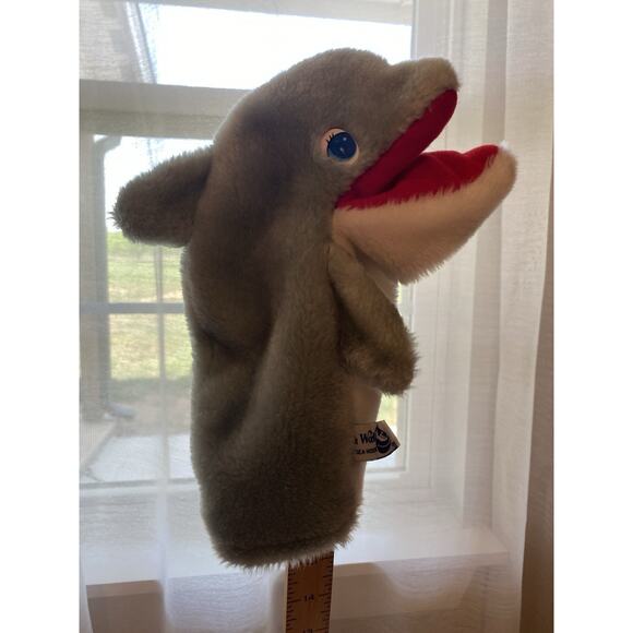 Sea World | Toys | Vintage Sea World Hand Puppet Gray Dolly Dolphin ...